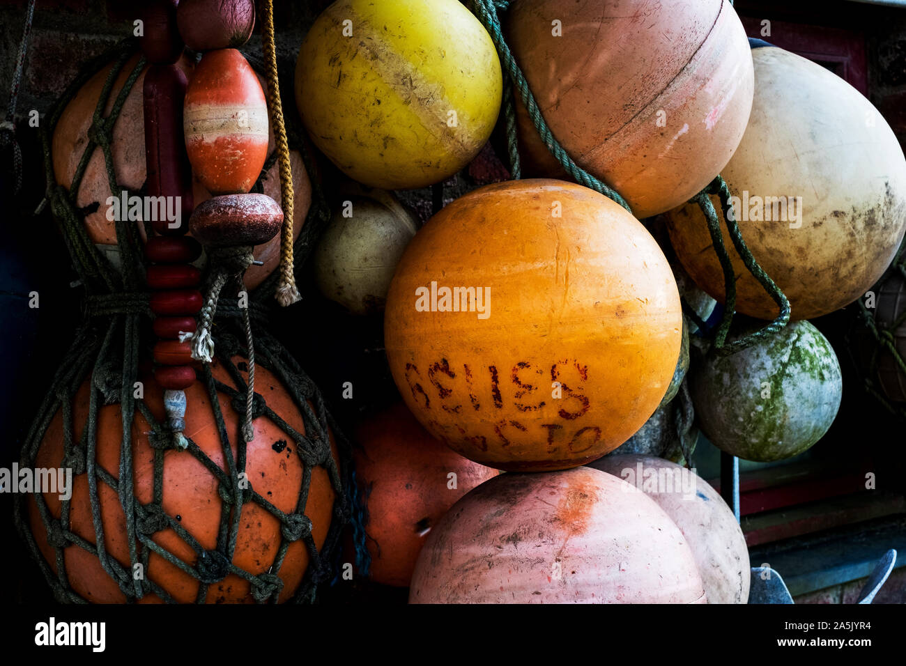 Round buoys hi-res stock photography and images - Alamy