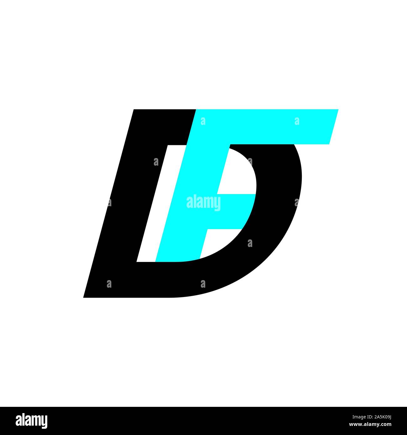 df letters vector logo. DF letters emblem. Business logo. Brand ...