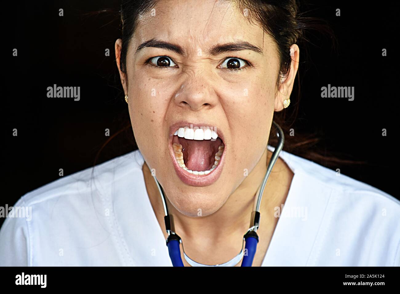 Stressed Adult Person Stock Photo - Alamy