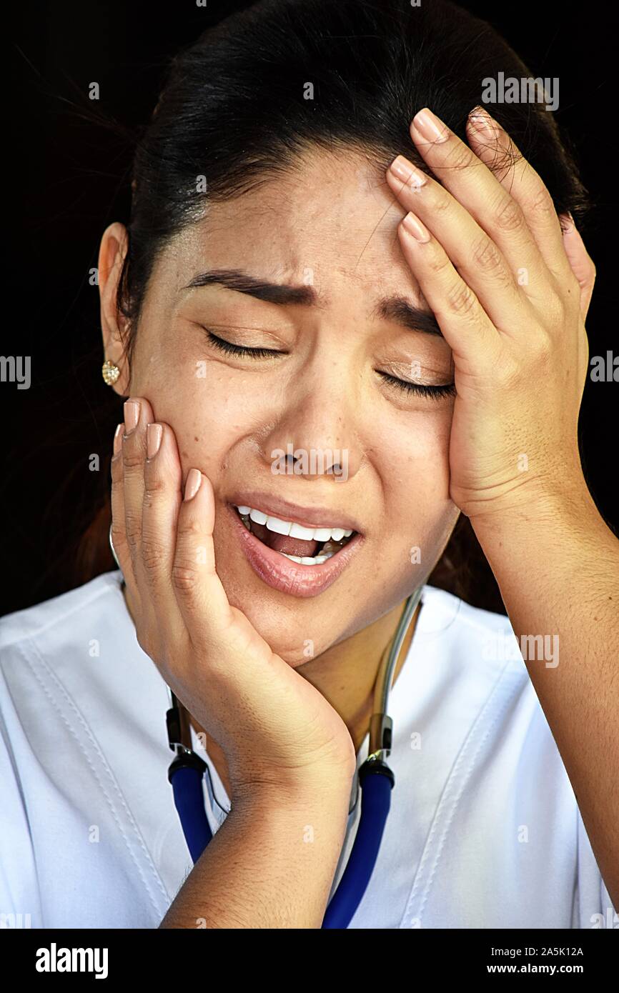 Nervous nurse hi-res stock photography and images - Alamy