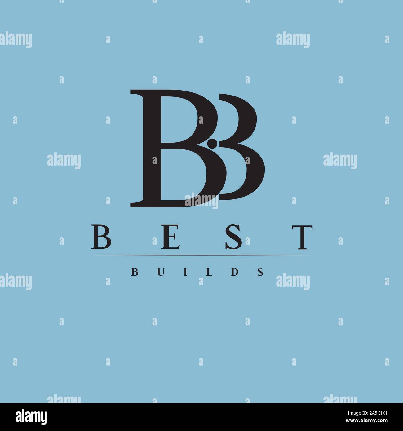 B square real estate logo hi-res stock photography and images - Alamy