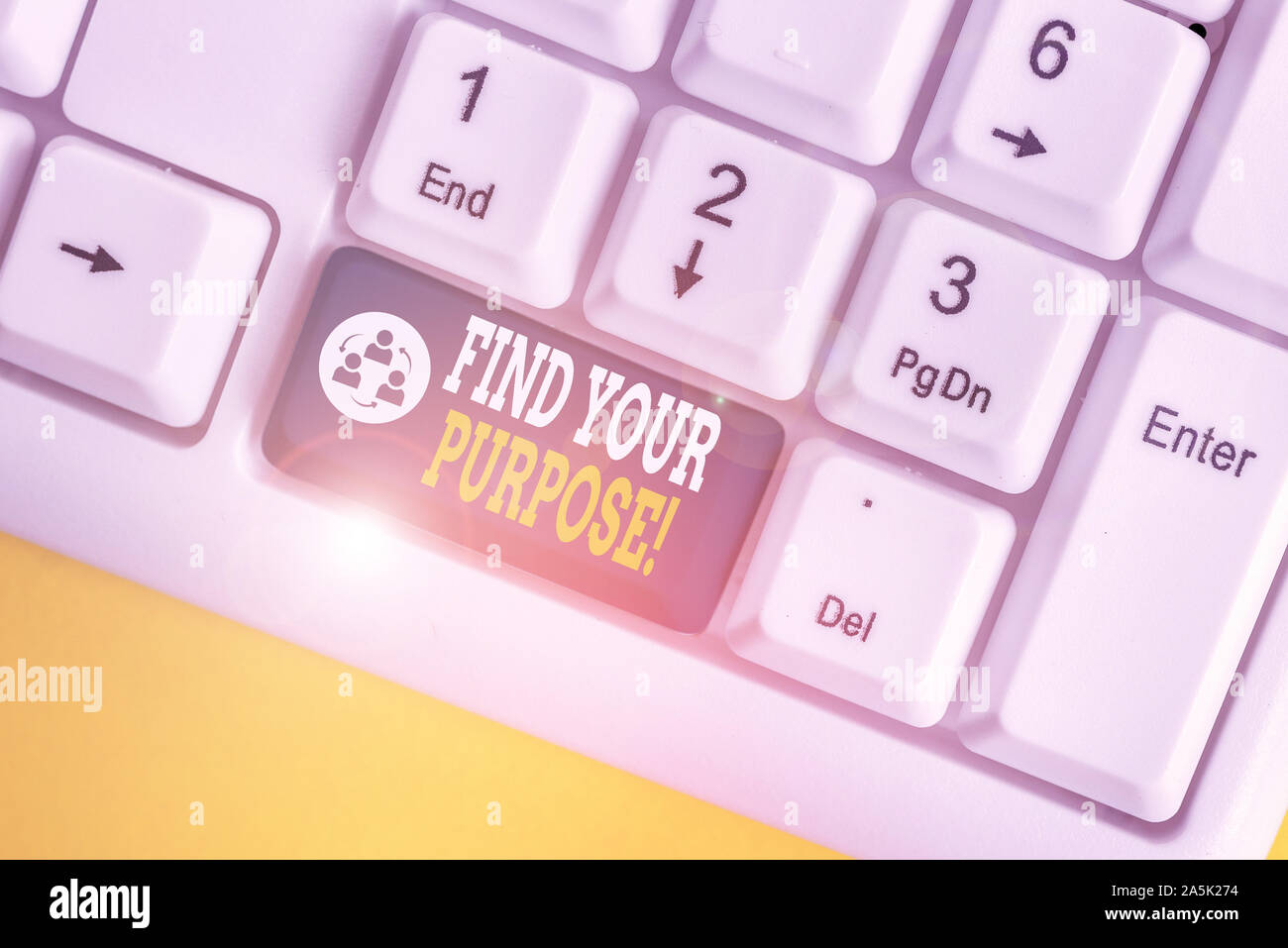 Handwriting text writing Find Your Purpose. Conceptual photo reason for ...