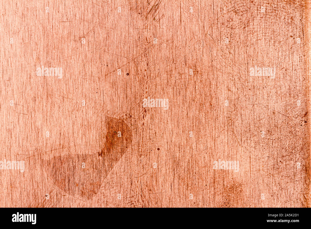 Scratched dirty dusty copper plate texture, old metal background ...