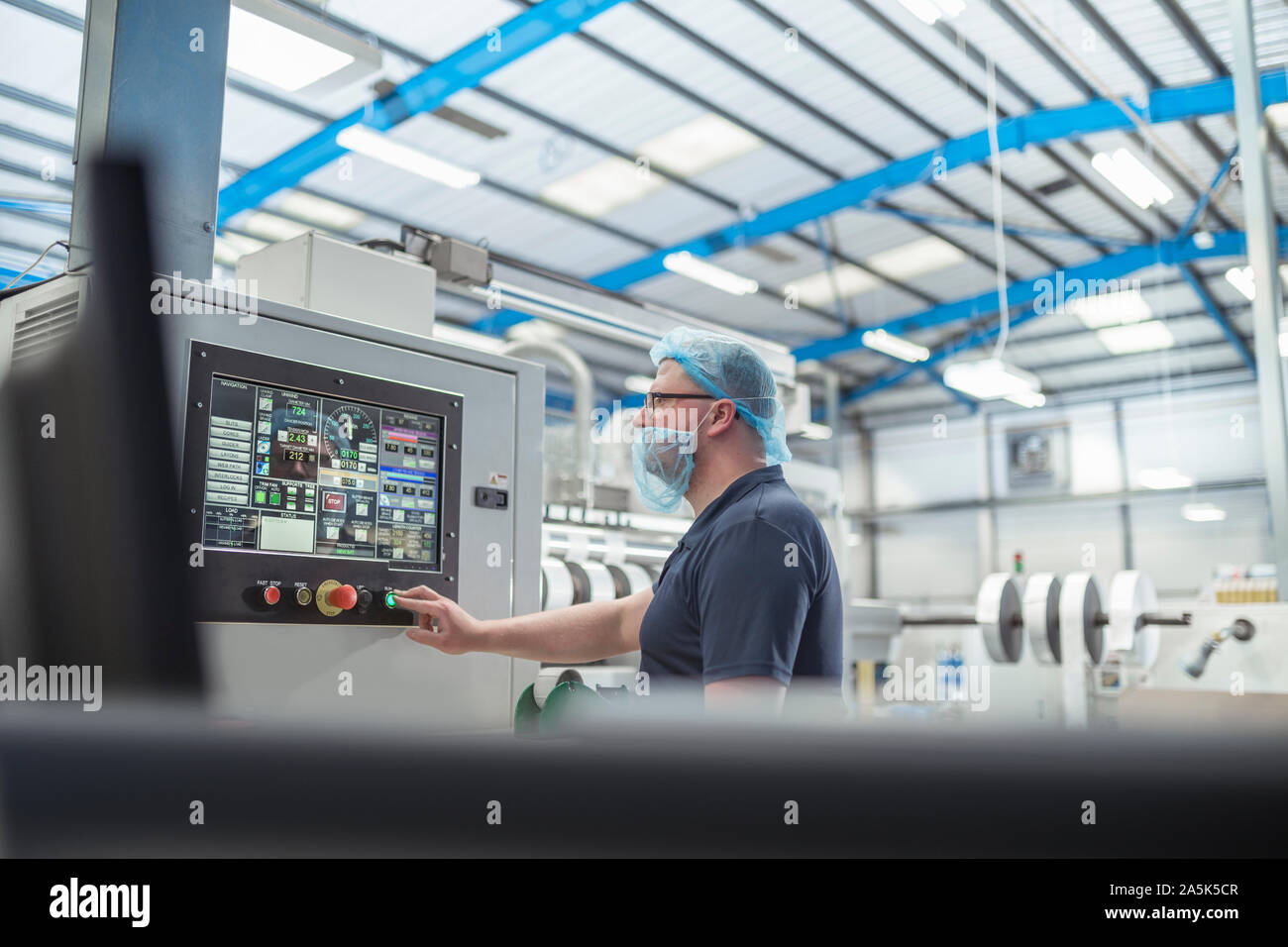 Controlling machine hi-res stock photography and images - Alamy