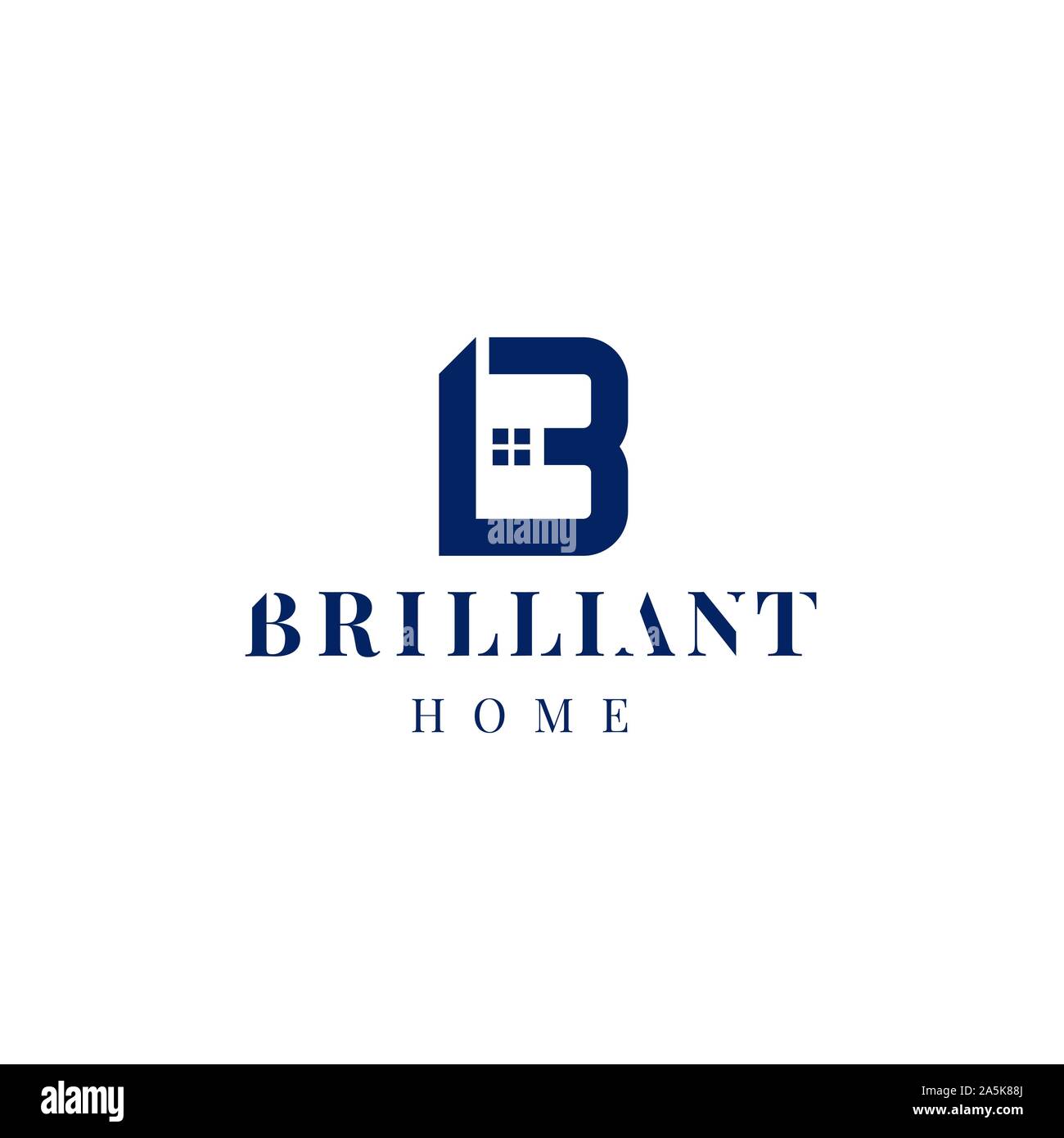 B letter vector logo> B letter emblem. Properties logo. Real estate ...