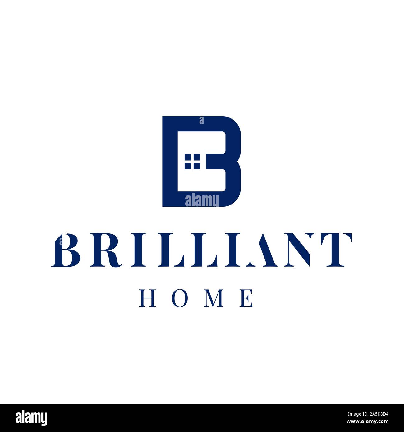 B letter vector logo> B letter emblem. Properties logo. Real estate ...