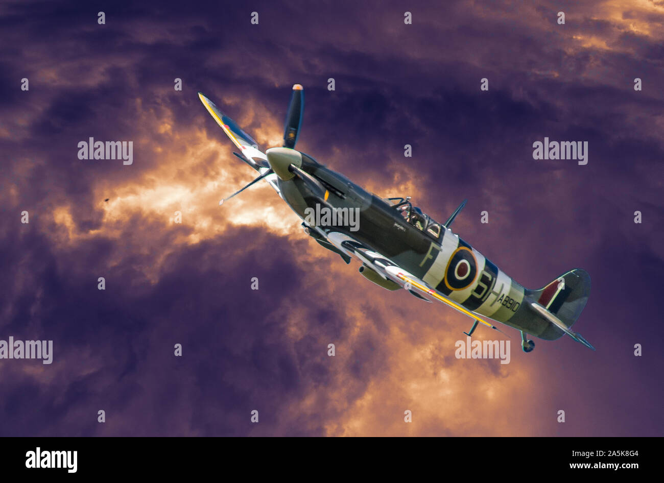 Battle of Britain Memorial Flight Spitfire Stock Photo - Alamy