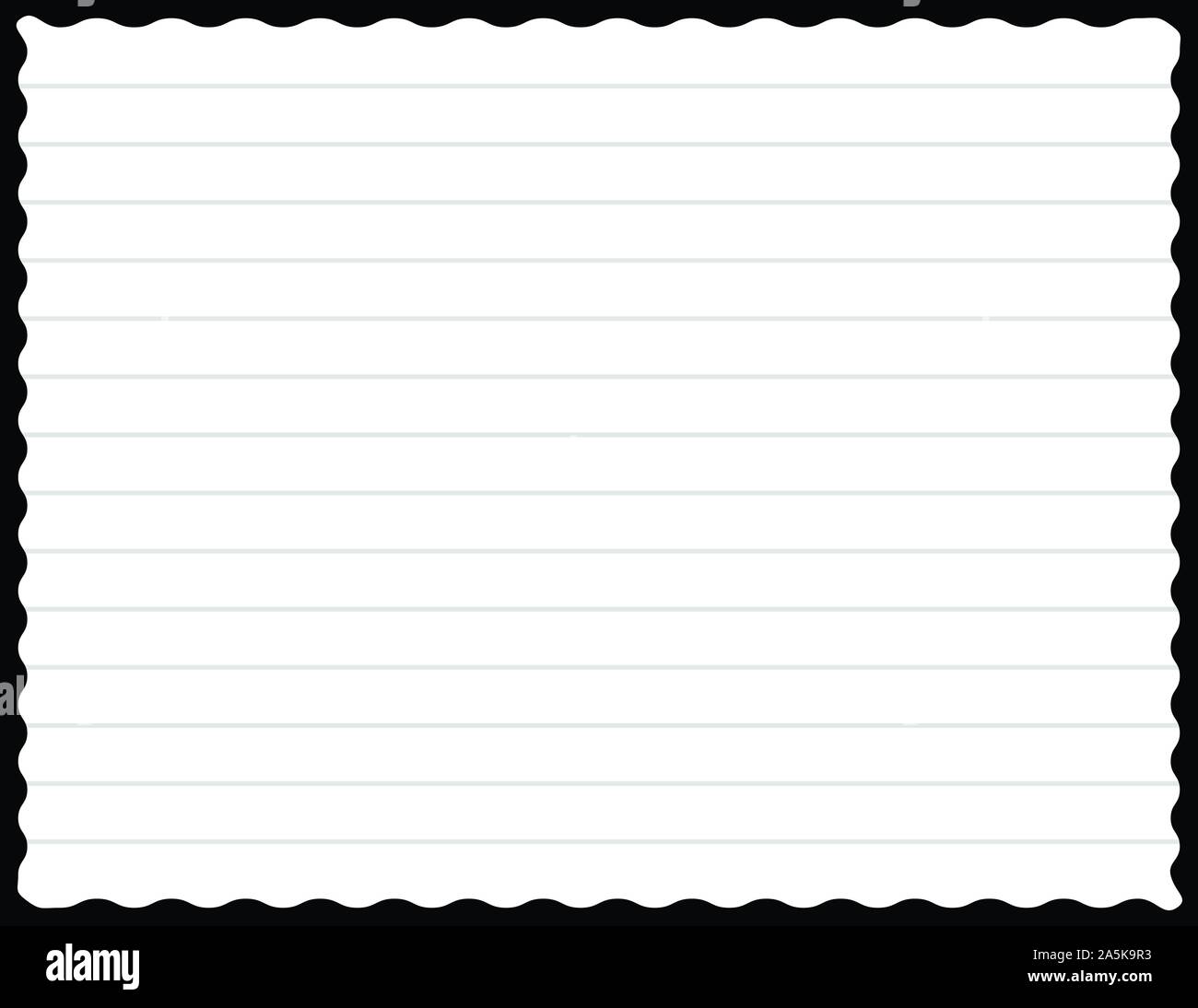 Sheet of notebook or notepad. Background. Vector Stock Vector Image ...