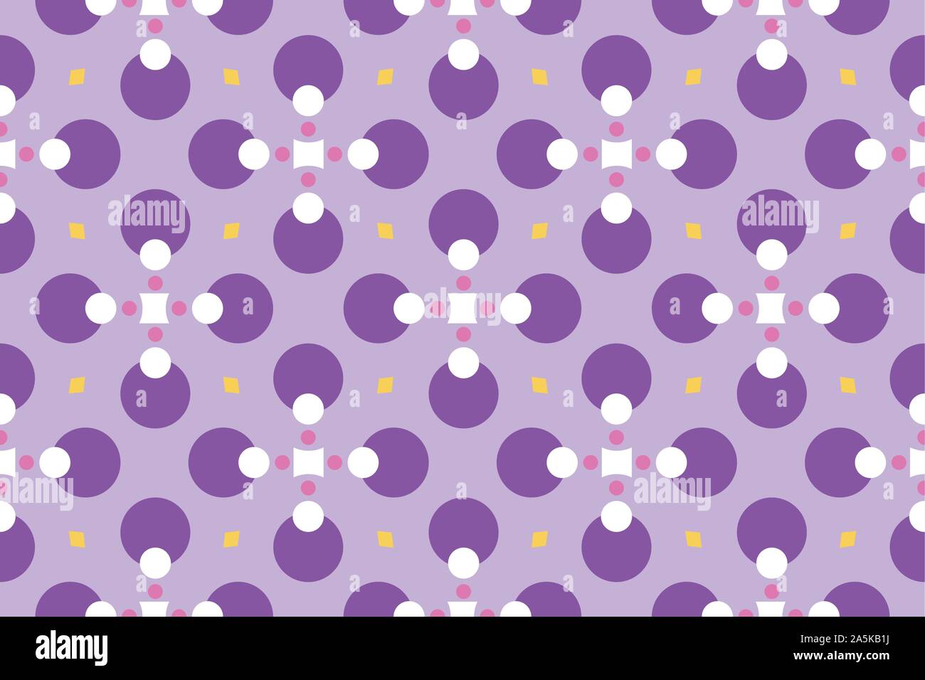 Vector seamless geometric pattern. Shaped circles, squares and diamonds ...