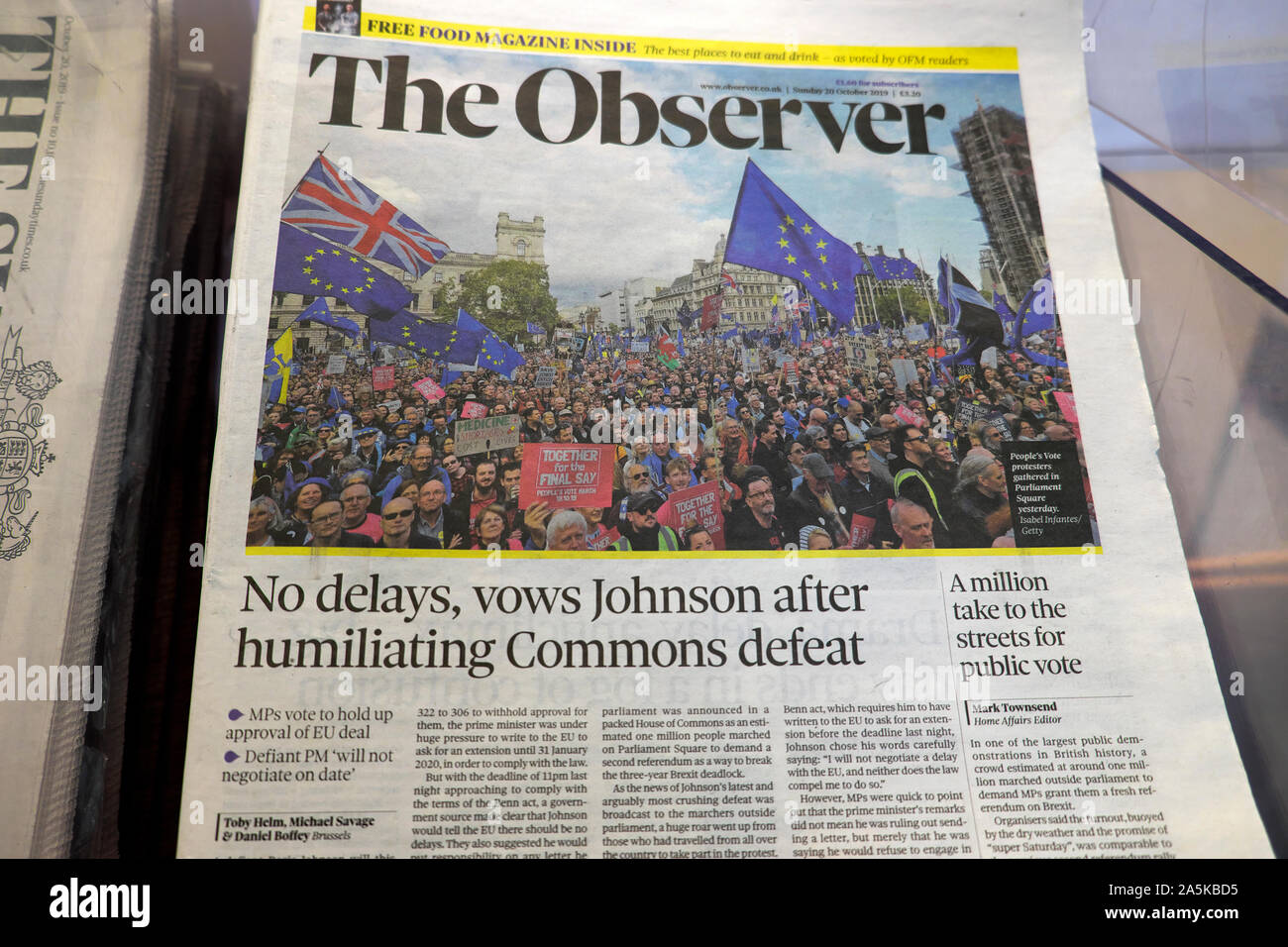 Observer, news, england hi-res stock photography and images - Alamy