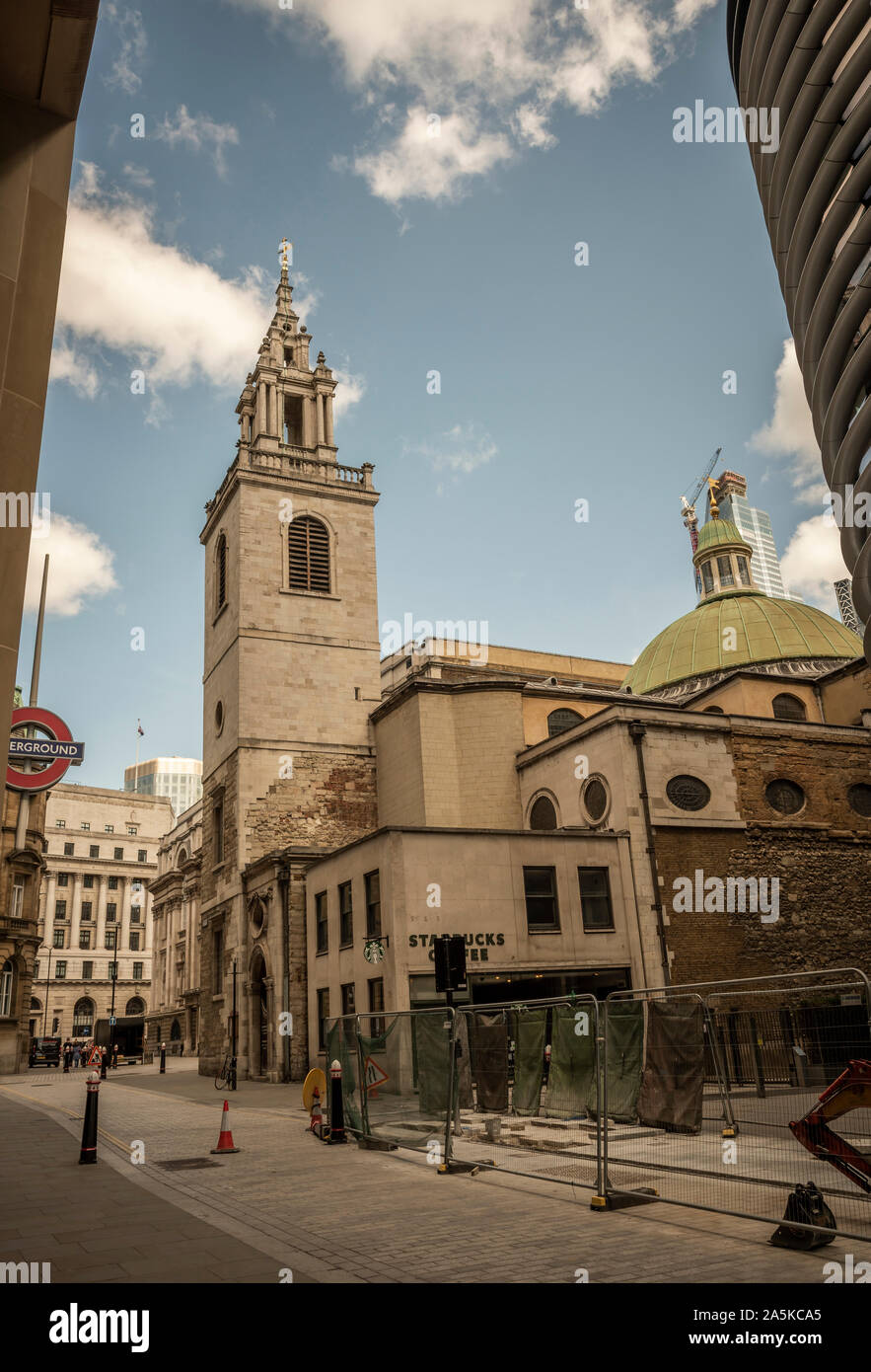 The Church of St Stephen Walbrook, City of London, UK Stock Photo - Alamy