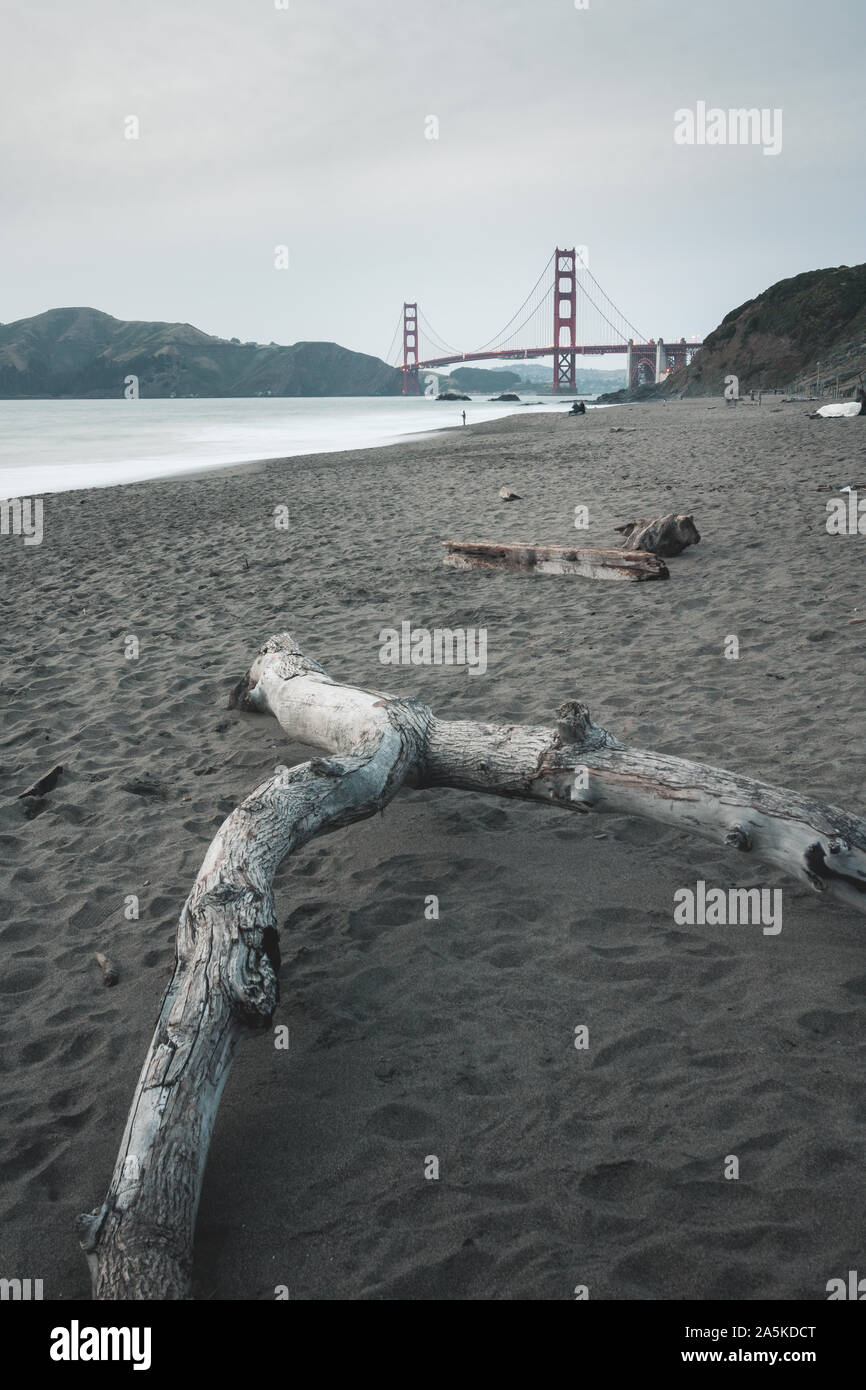 Golden gate bridge baker beach hi-res stock photography and images - Alamy