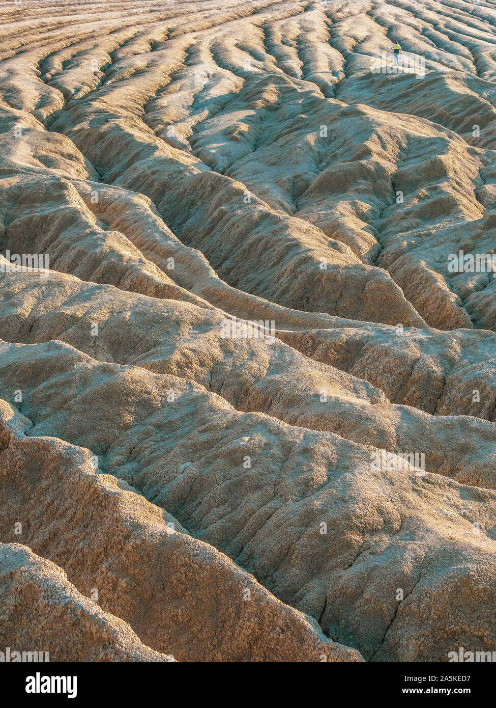 Ground shape created by muddy volcanoes and natural-gas eruptions in ...