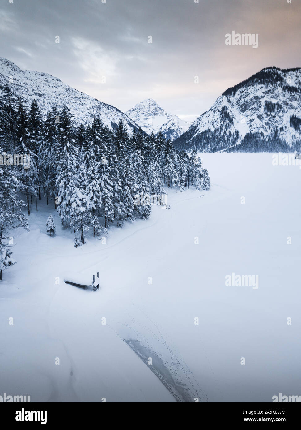 Snow landscape in Germany Stock Photo - Alamy