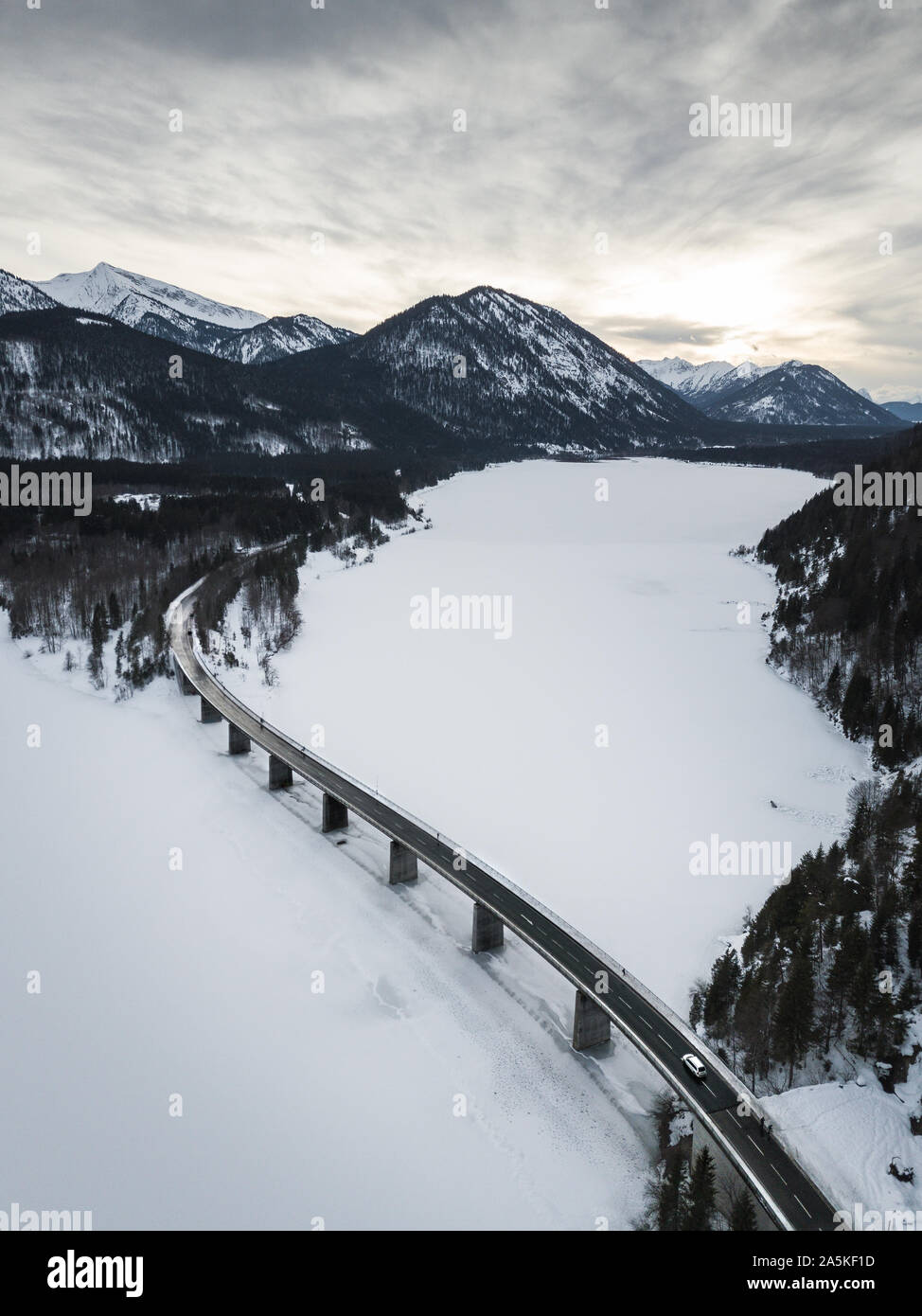 Snow landscape in Germany Stock Photo - Alamy