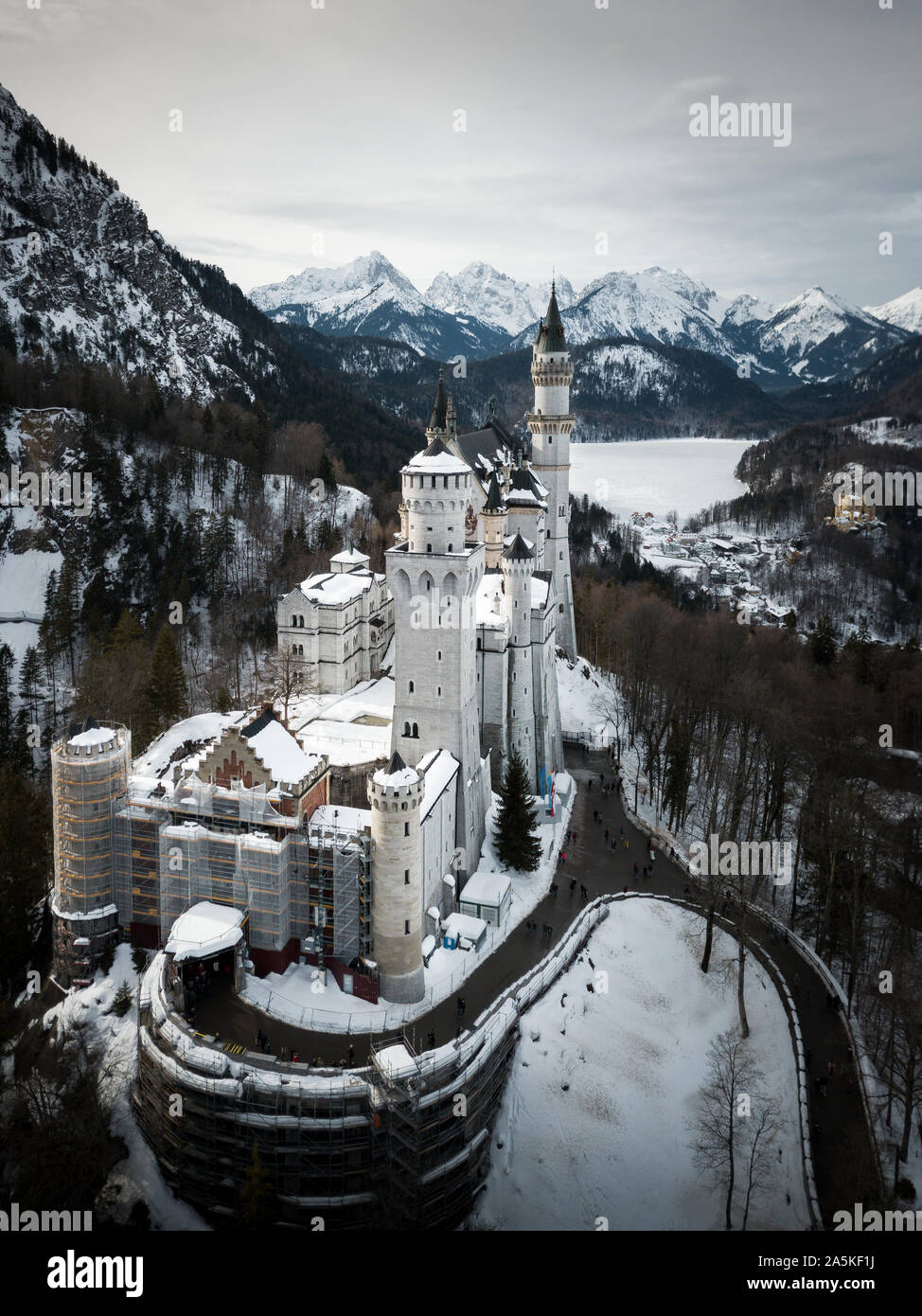 Snow landscape in Germany Stock Photo - Alamy