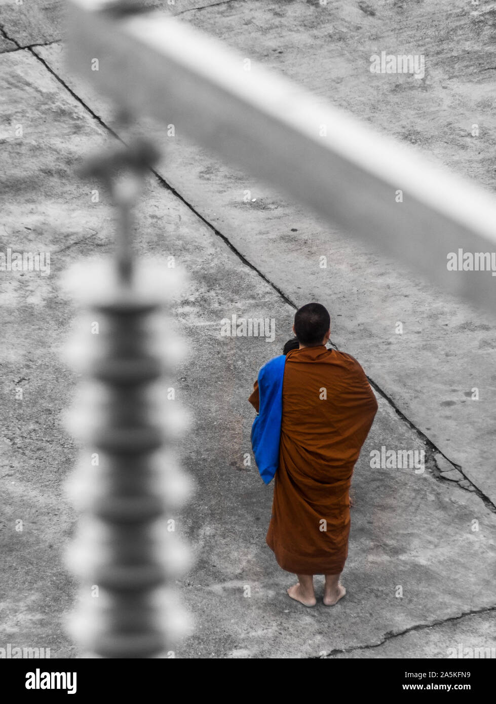 Traditional Monk in Khao Lak Stock Photo - Alamy