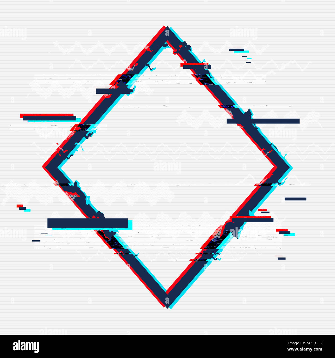 Abstract rhombus on white background, template for design Stock Photo ...