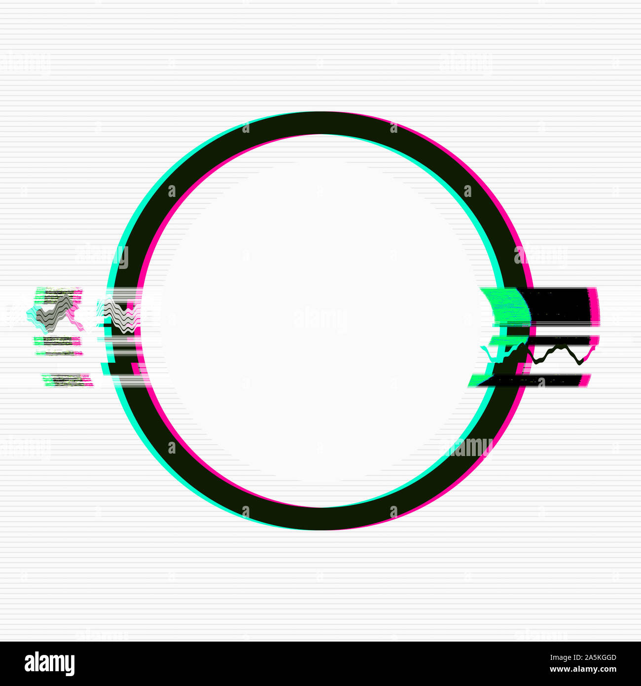 Creative abstract circle frame over white background Stock Photo - Alamy