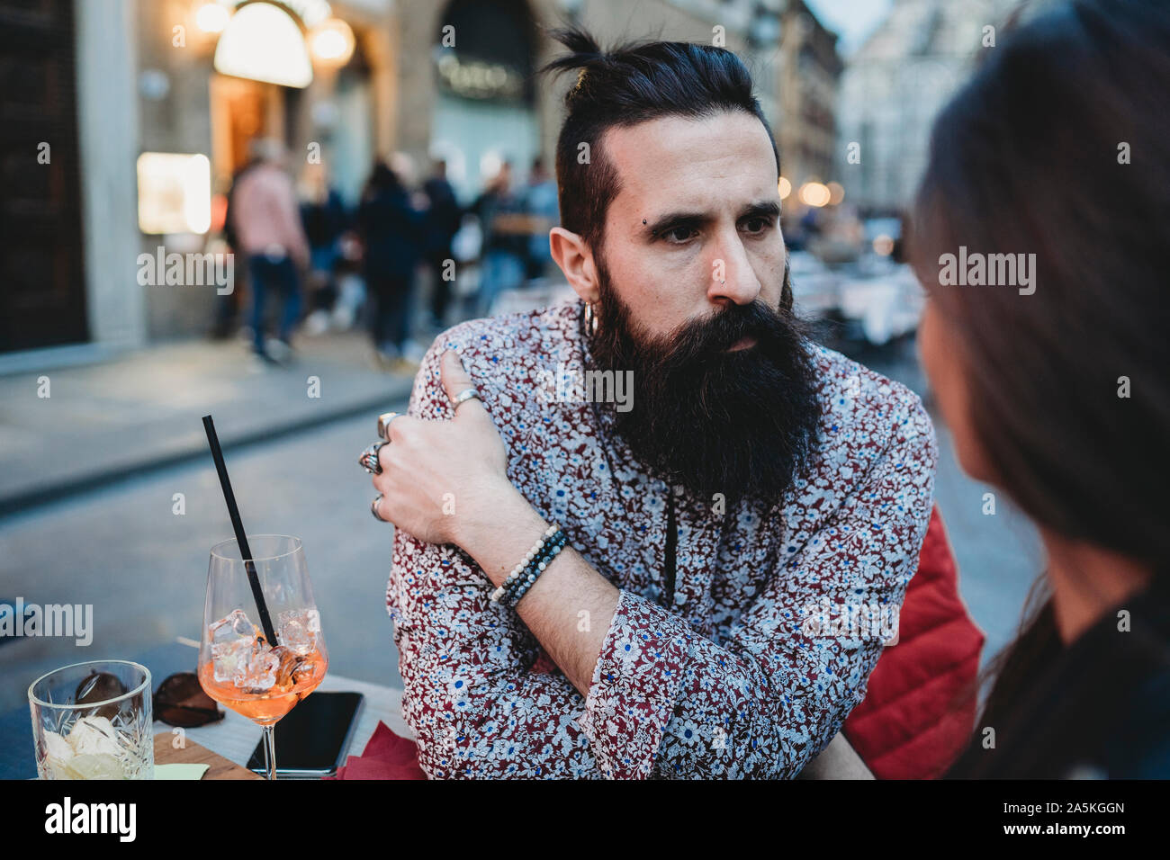 Man gazing womans eyes hi-res stock photography and images - Alamy