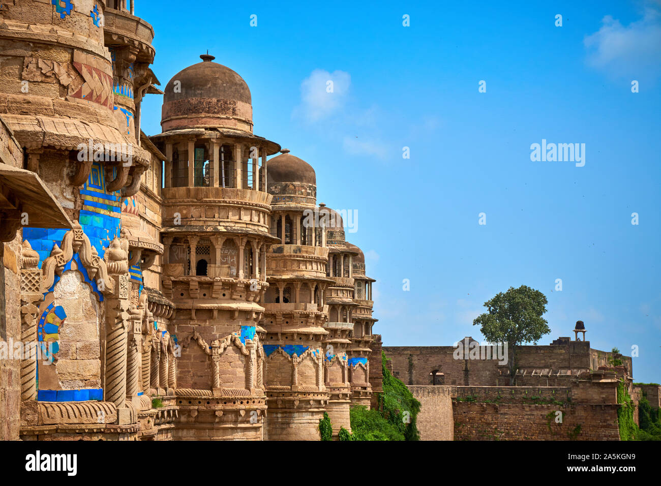 Gwalior fort Madhya Pradesh India Stock Photo - Alamy