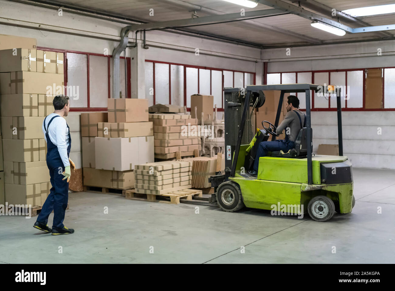 Forklift Vehicle Boxes High Resolution Stock Photography and Images - Alamy