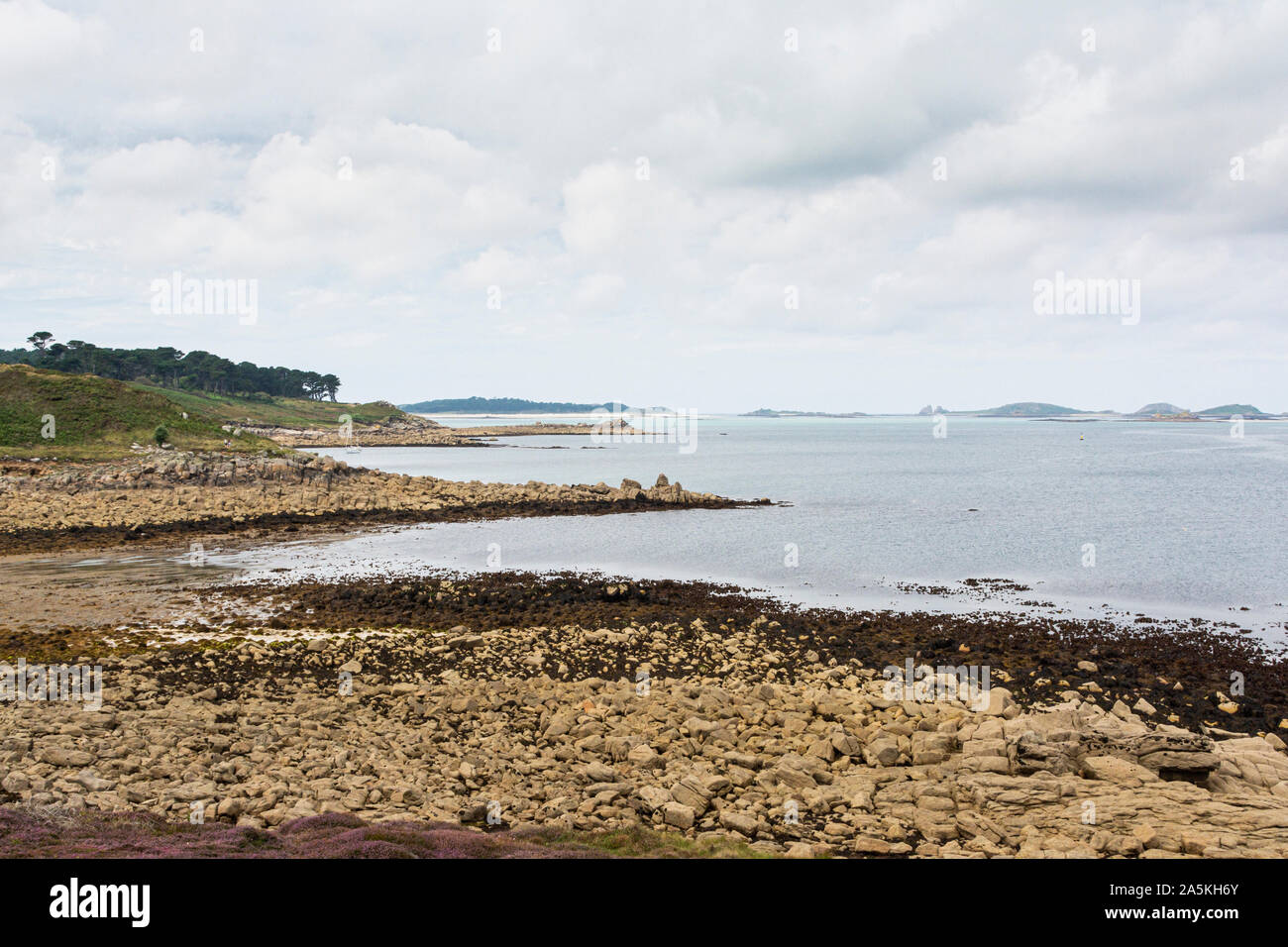 The coast line north of Toll's Island, St Mary's, Isles of Scilly ...