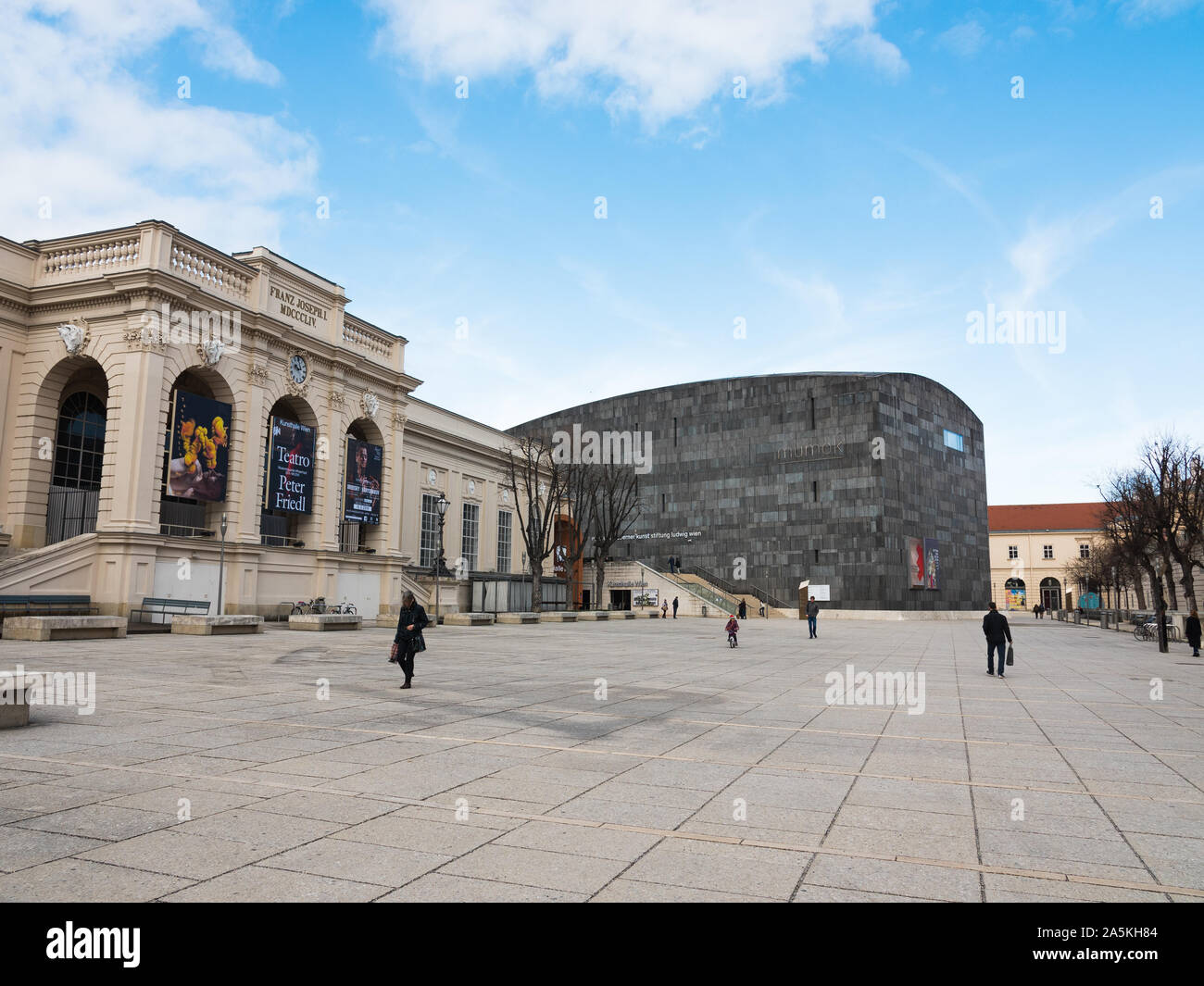 March 6 2019, Museumsquartier, Vienna. 7th district of the capital of ...