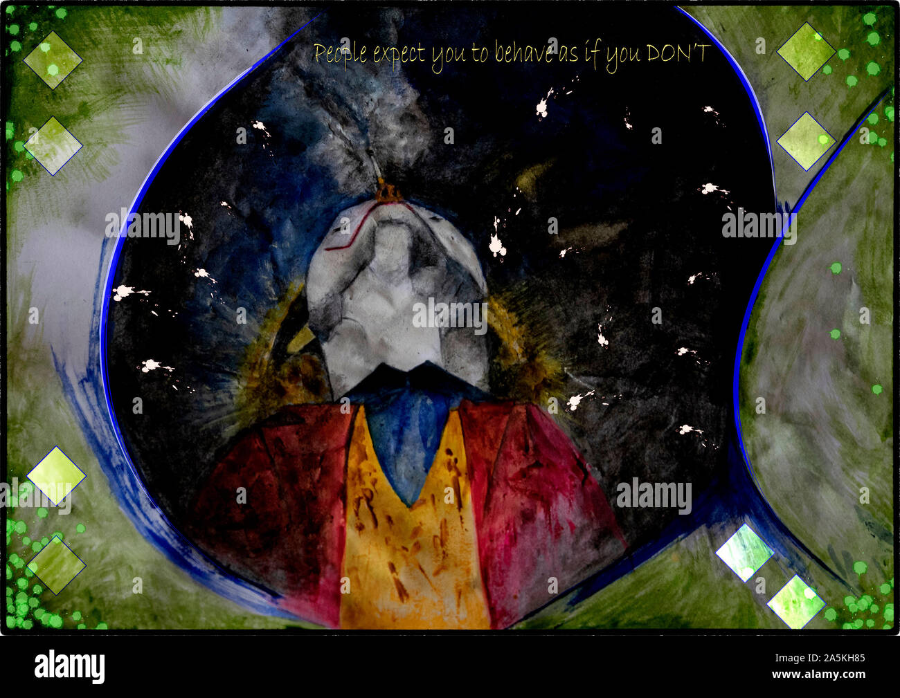 Joker tilting back hi-res stock photography and images - Alamy
