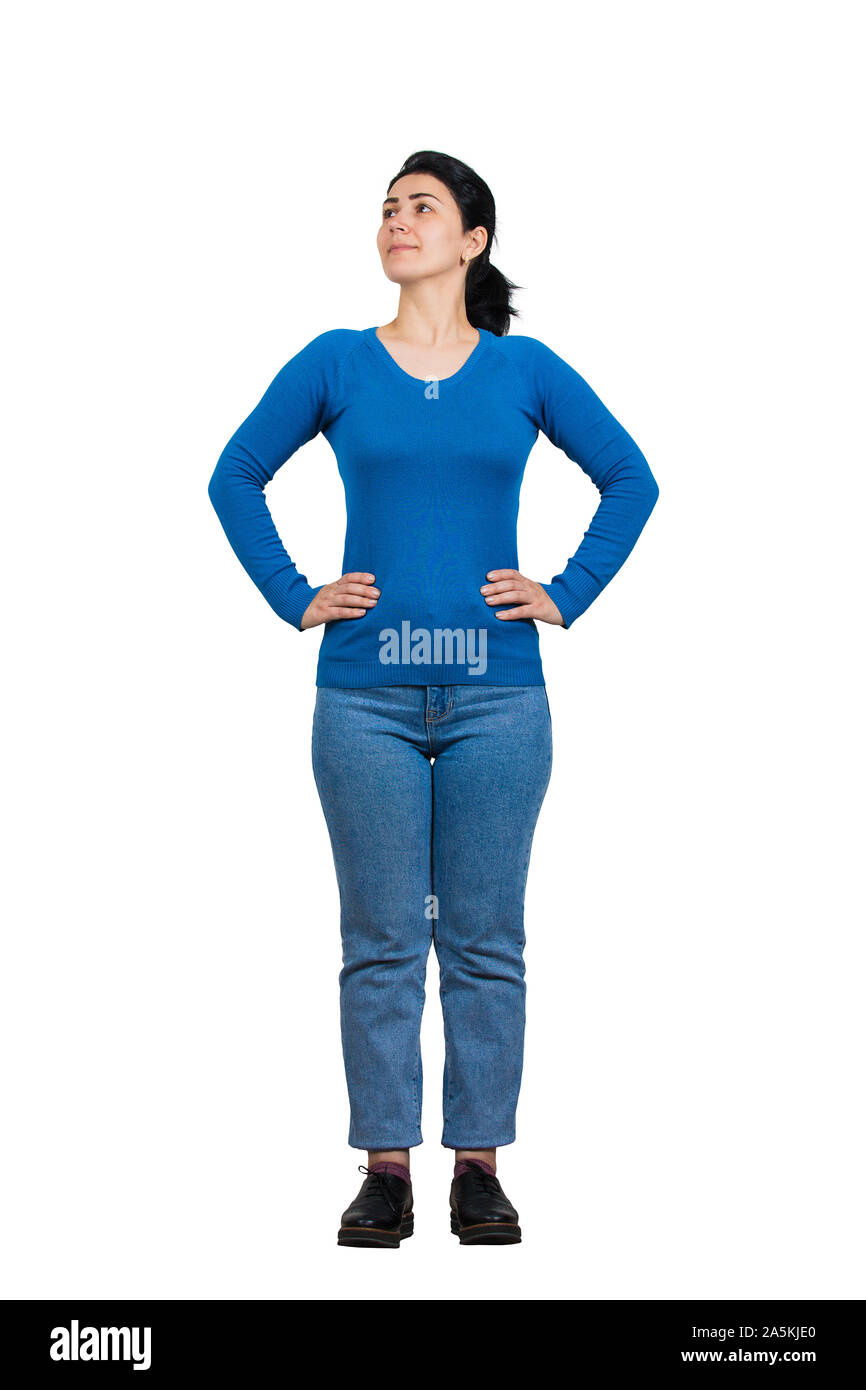 Hands on hips proud hi-res stock photography and images - Alamy