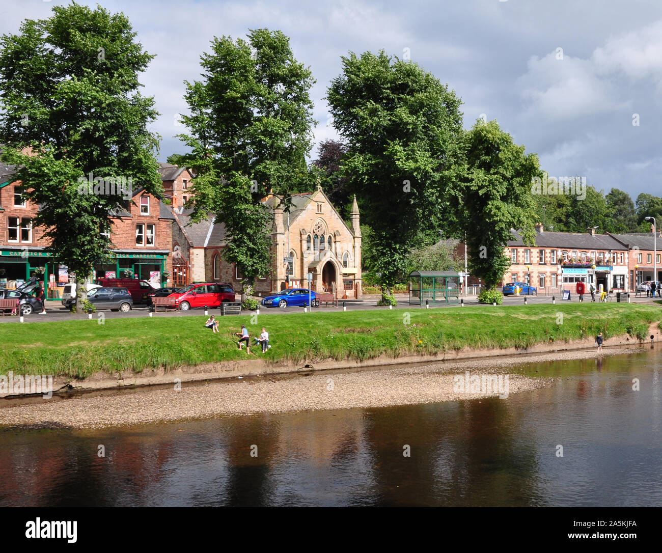 River Eden, Appleby, Cumbria Stock Photo - Alamy