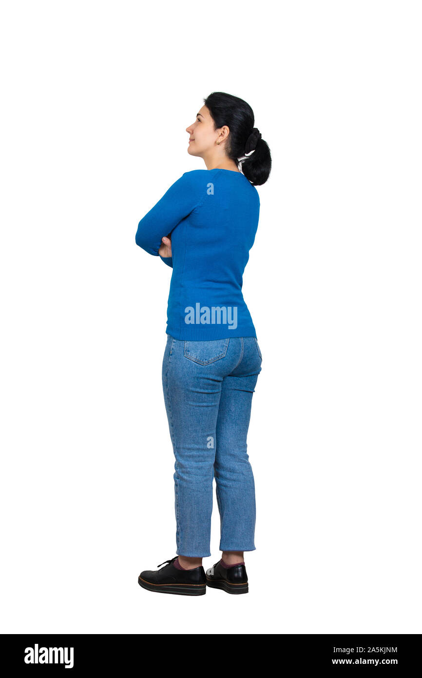 Female body model side view Cut Out Stock Images & Pictures - Alamy