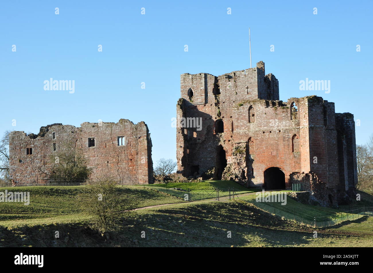 Brougham castle and river eamont hi-res stock photography and images ...