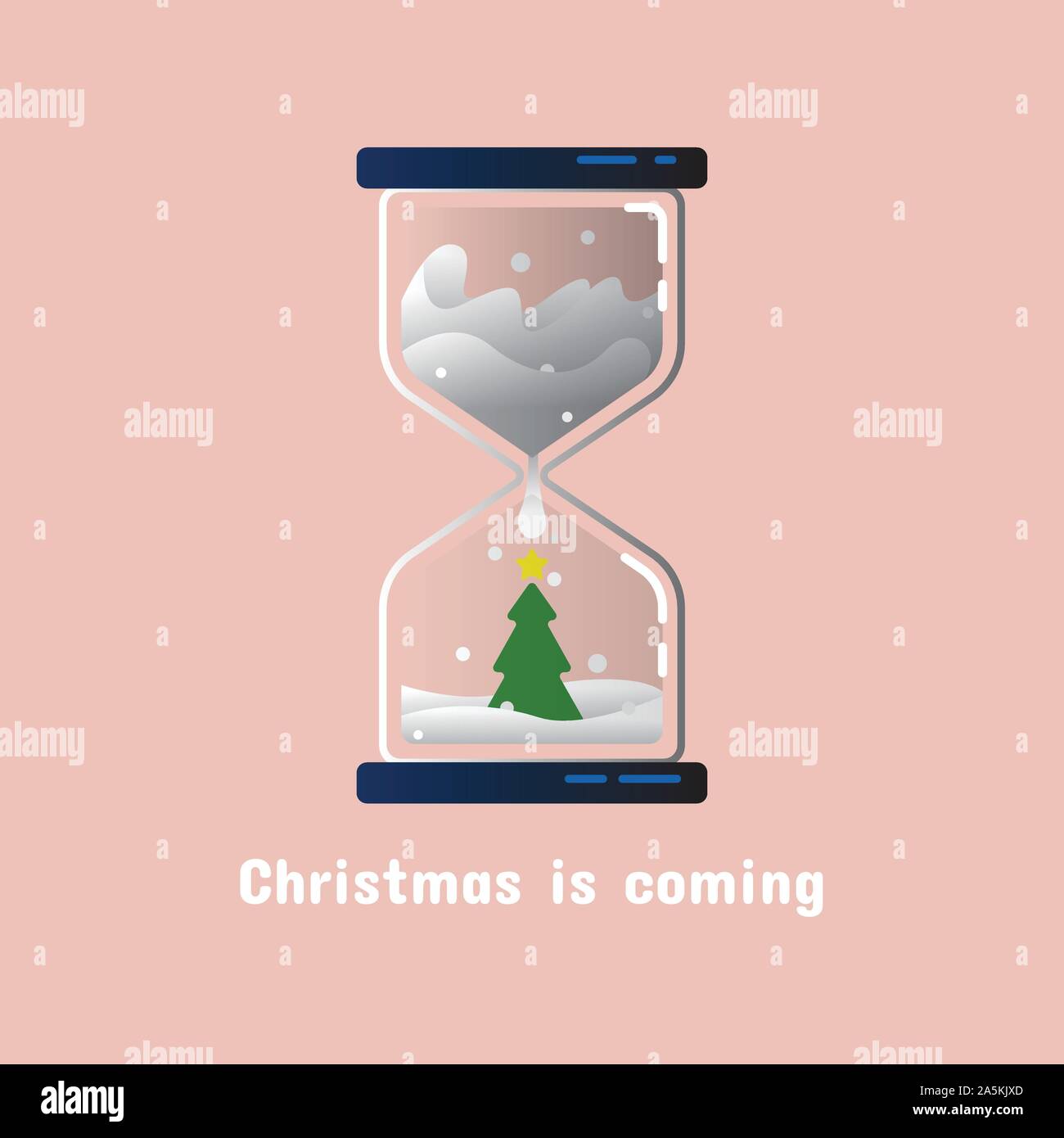 Close up christmas decoration in Stock Vector Images - Alamy