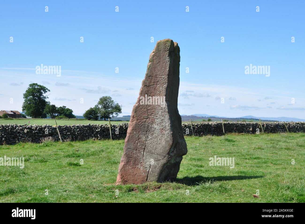 Long meg stone circle hi-res stock photography and images - Alamy