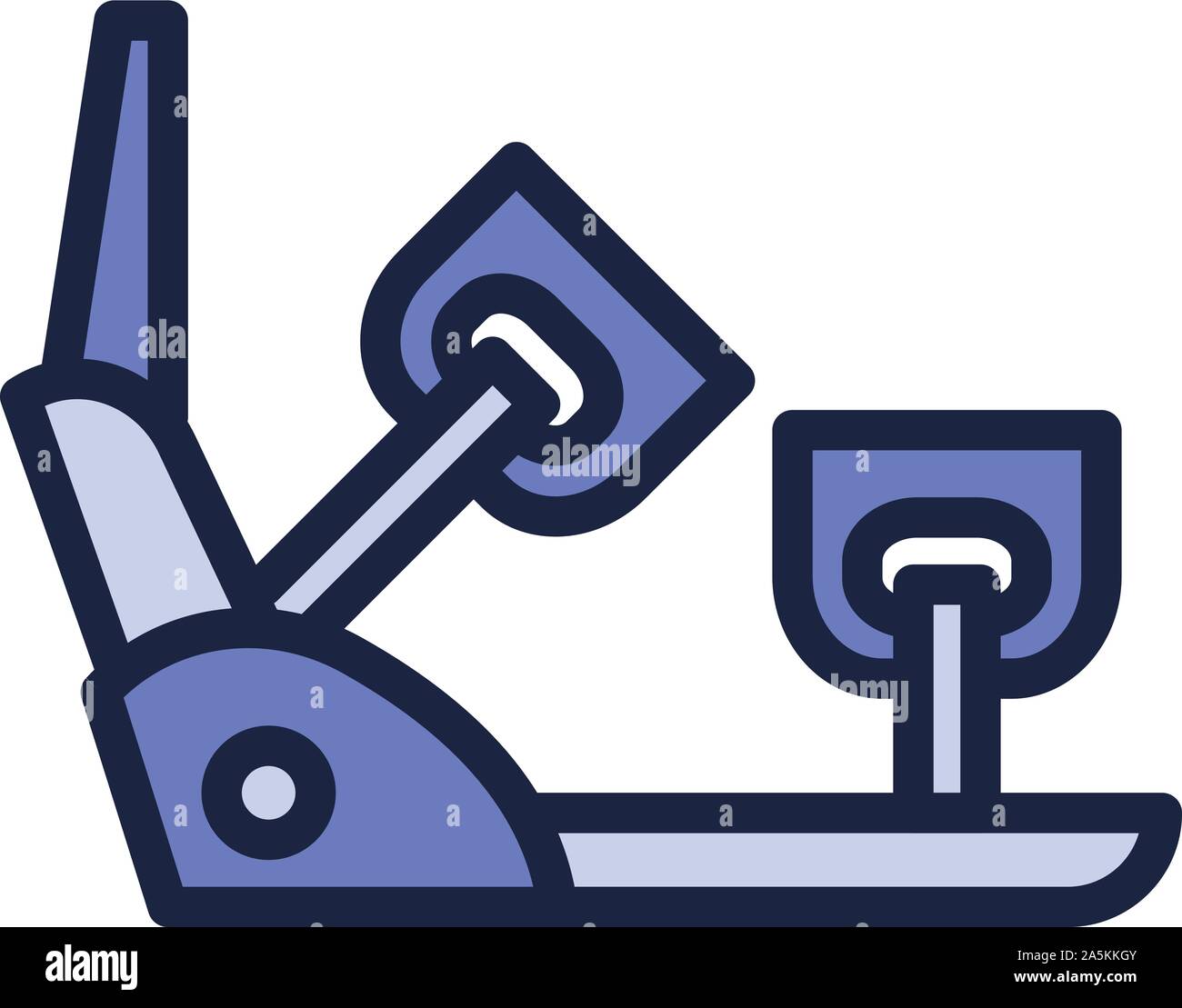 Ski foot clap icon. Outline ski foot clap vector icon for web design ...