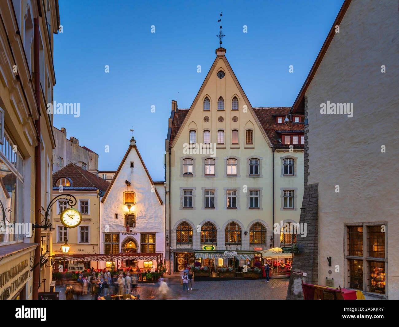 Peppersack Medieval Restaurant, Tallinn, Estonia Stock Photo - Alamy