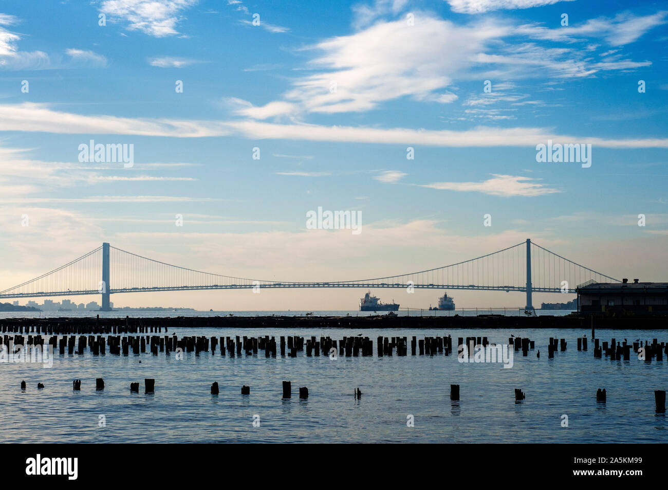 Verrazano-Narrows Bridge, New York, USA Stock Photo - Alamy