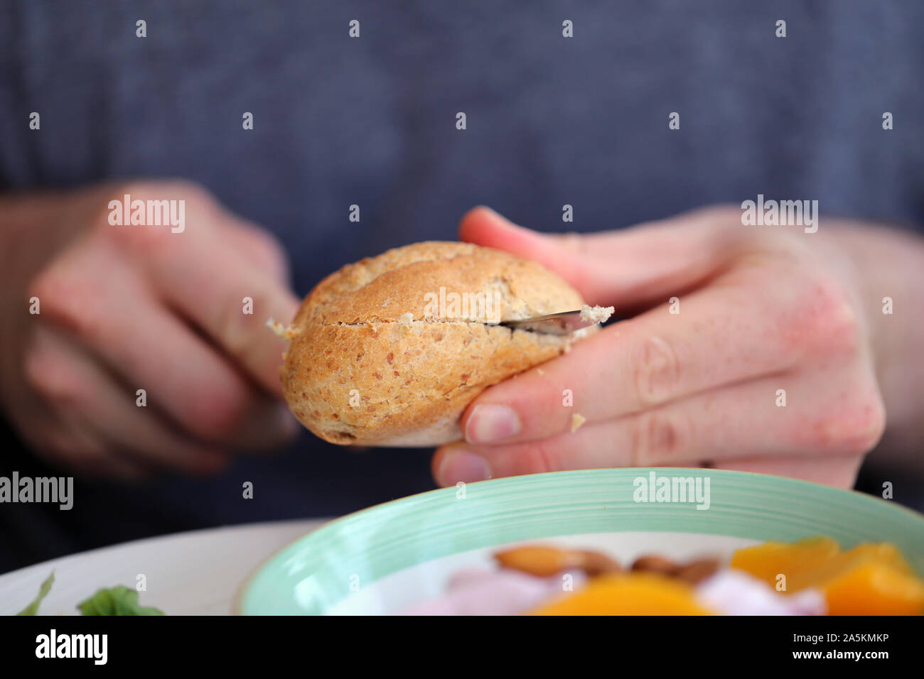 Butter in a roll hi-res stock photography and images - Alamy