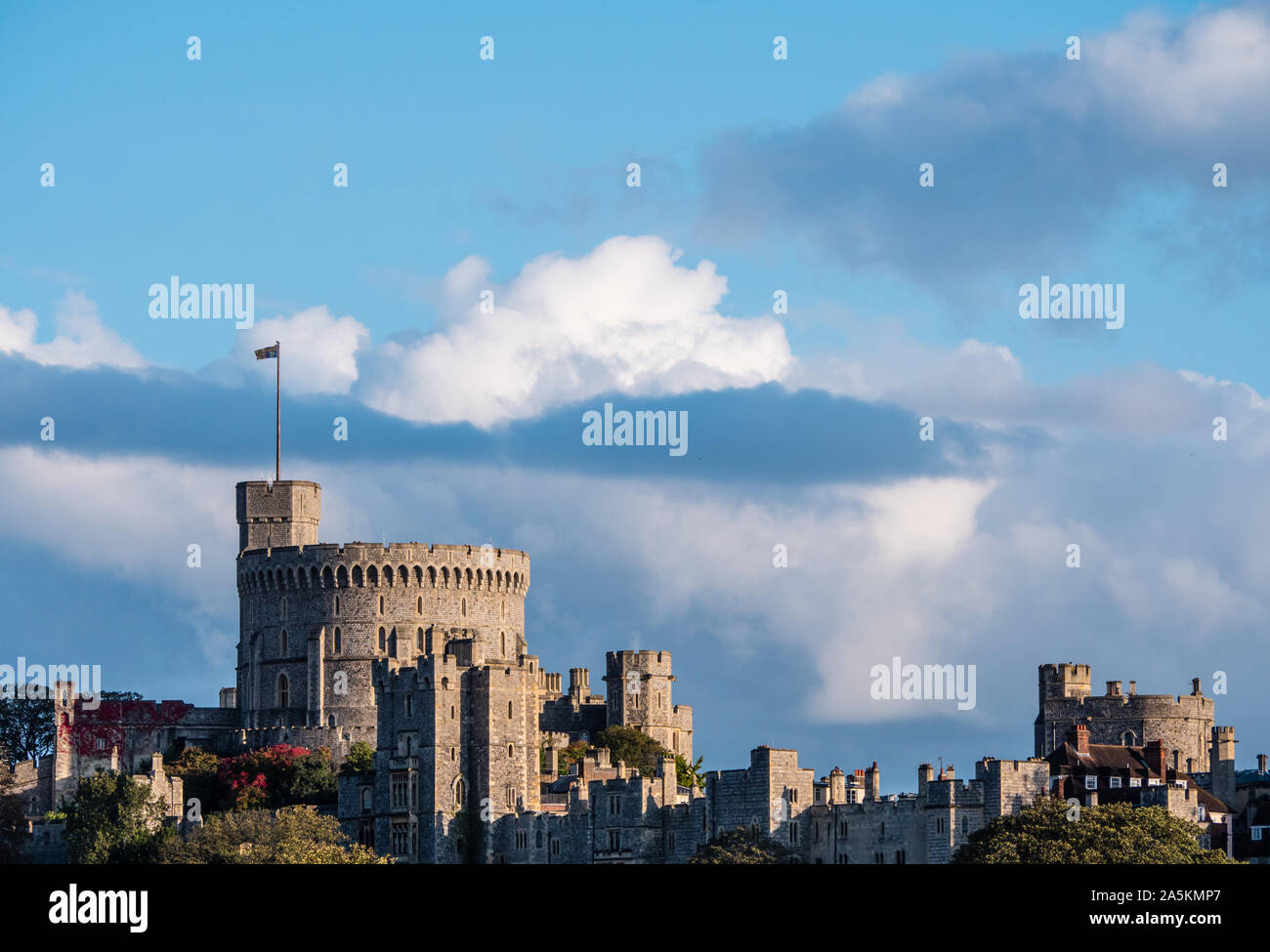 Windsor Castle Skyline Landscape, Windsor, Berkshire, England, UK, GB ...