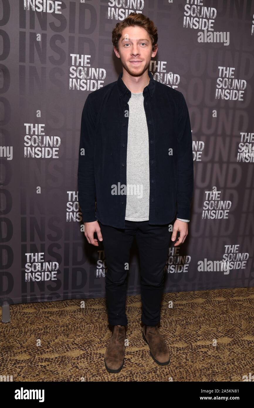 Photo call for the new Broadway play The Sound Inside at Studio 54 ...