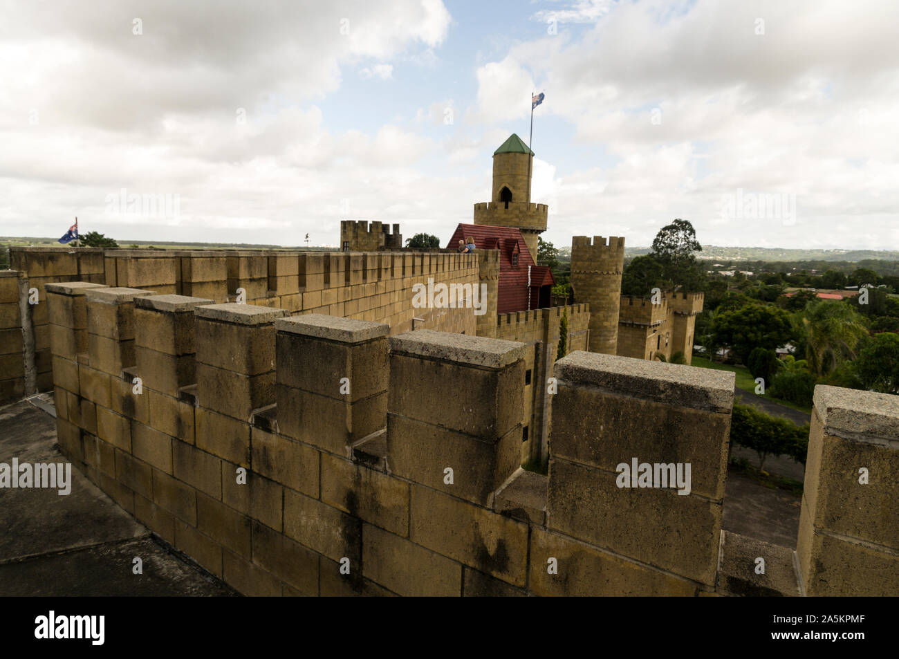 A mock medieval castle at Bli Bli is a tourist attraction on the ...