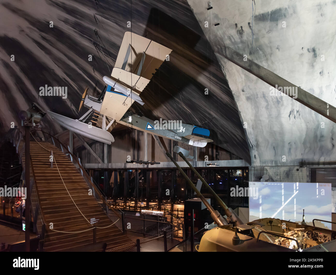 Replica of WWI Seaplane, Seaplane Harbour Lennusadam, Tallinn, Estonia ...