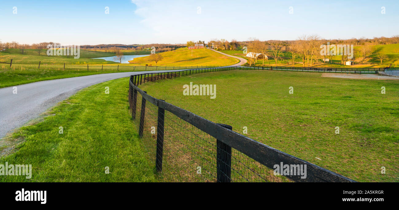 Country Road in Harrison Co. KY Stock Photo - Alamy