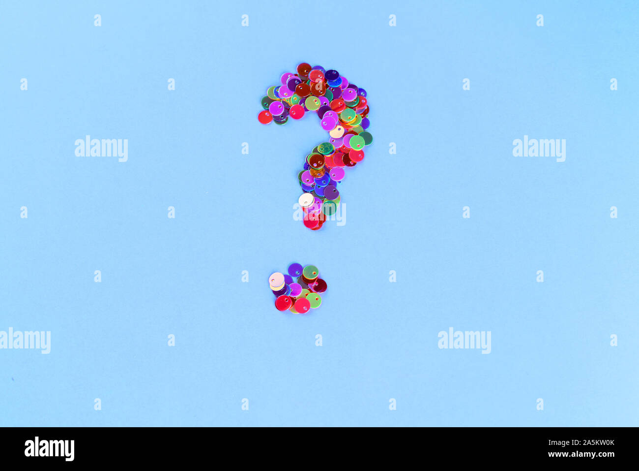 Pink glitter question mark hi-res stock photography and images - Alamy