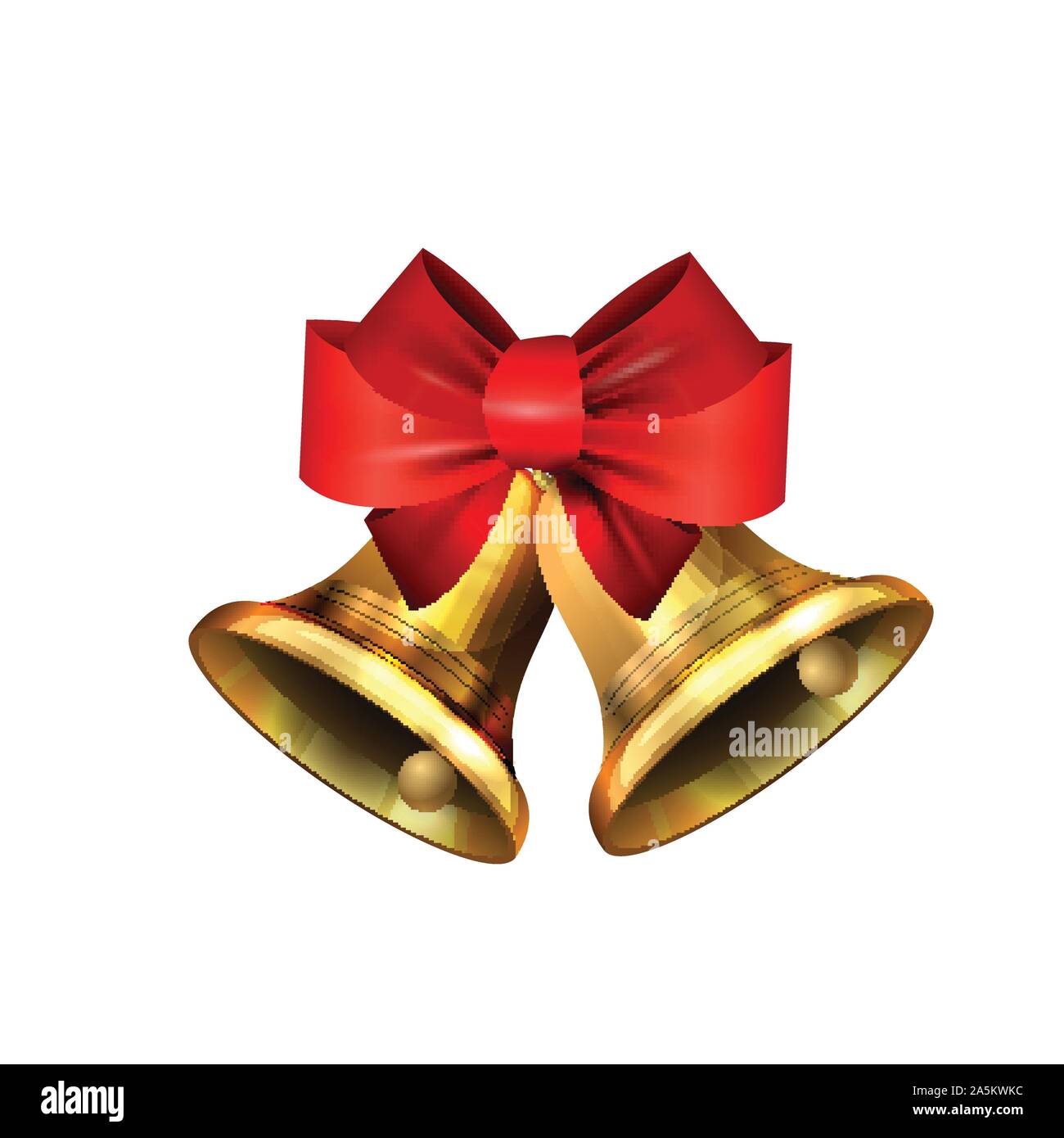 Hanging jingle bells Stock Vector Images - Alamy