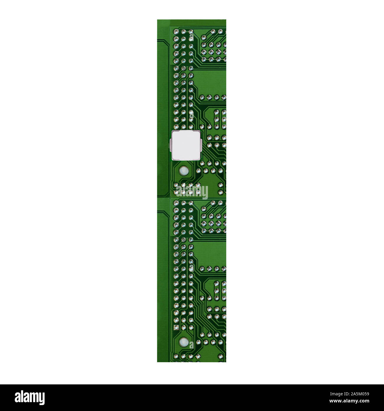 Letter I, Alphabet in circuit board style. Digital hi-tech letter ...