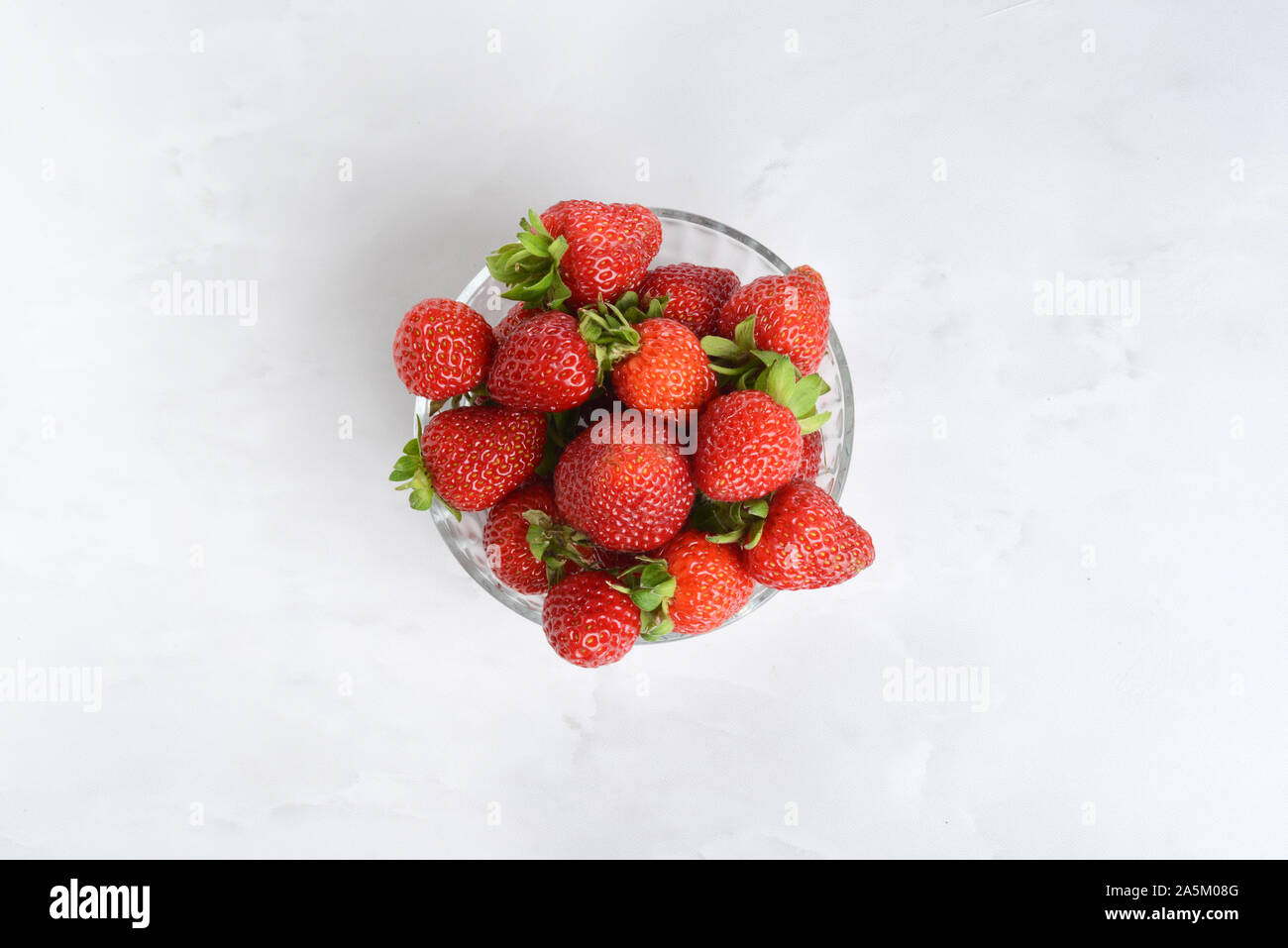High angle appetizing ripe strawberry hi-res stock photography and ...