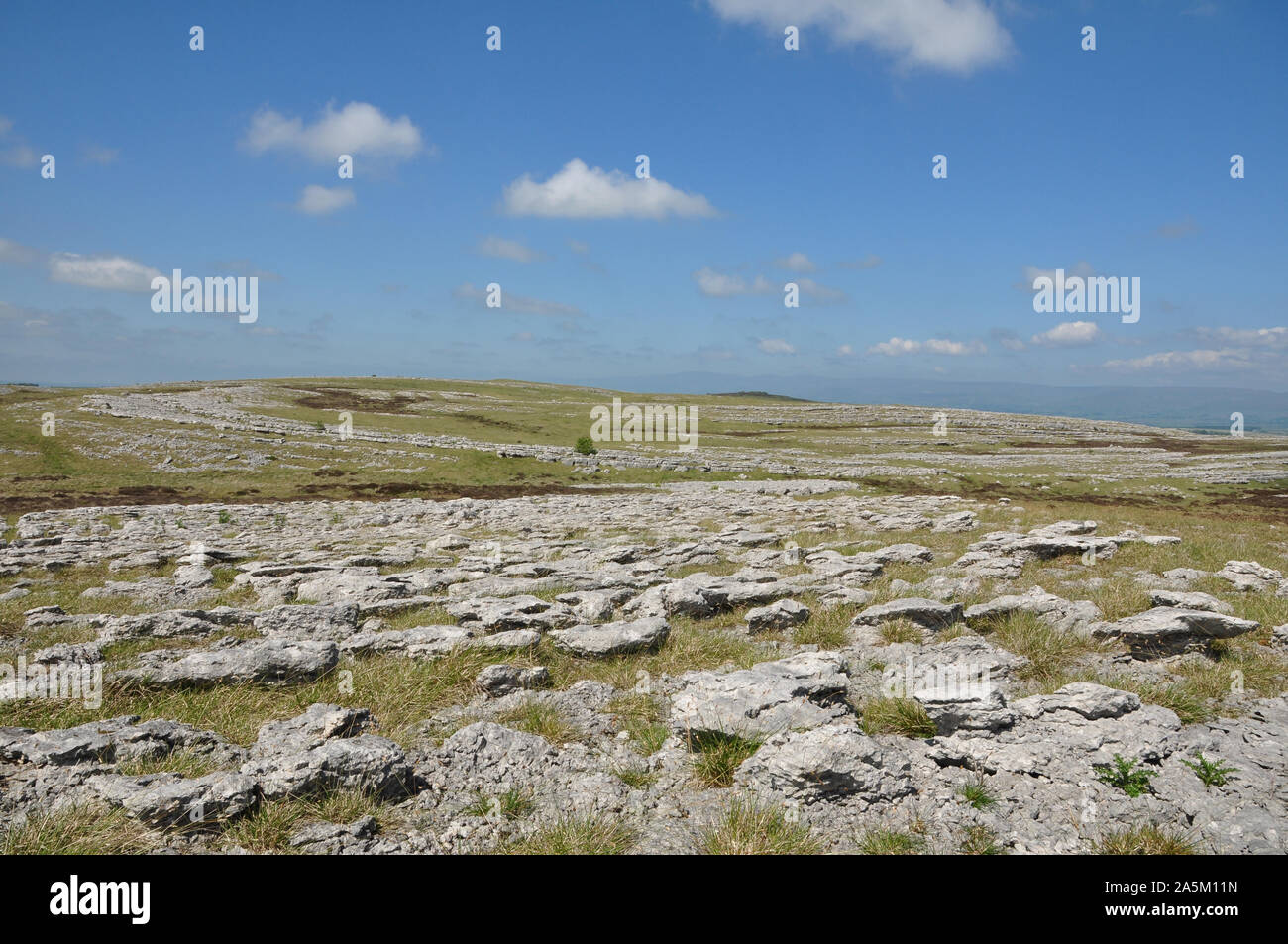 Limestone pavement, Great Asby Scar 5, Cumbria, Eden Valley Stock Photo ...