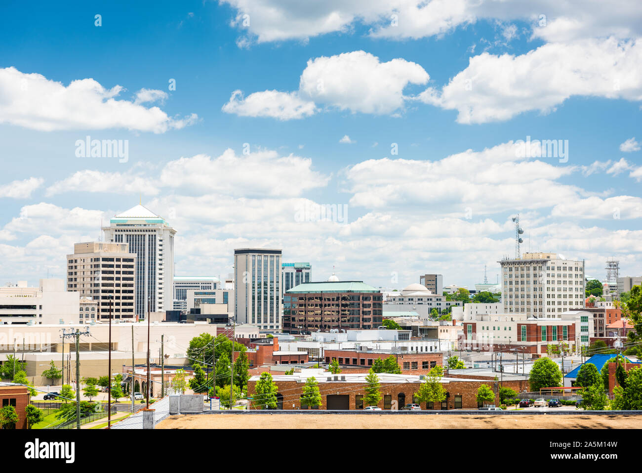 Montgomery, Alabama, USA downtown skyline at twilight Stock Photo - Alamy